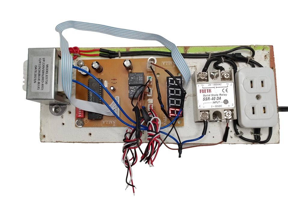 CARWASH VENDO TIMER + 40A SSR RELAY KIT with PLYBOARD 1/2inc (LxWxH ...