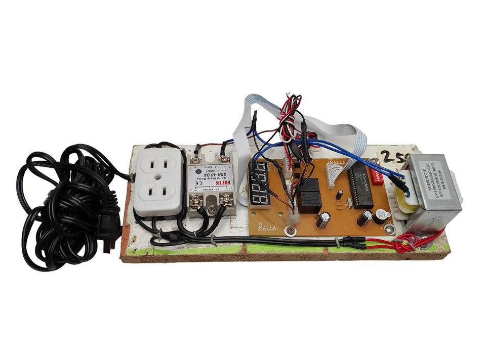 CARWASH VENDO TIMER + 40A SSR RELAY KIT with PLYBOARD 1/2inc (LxWxH ...