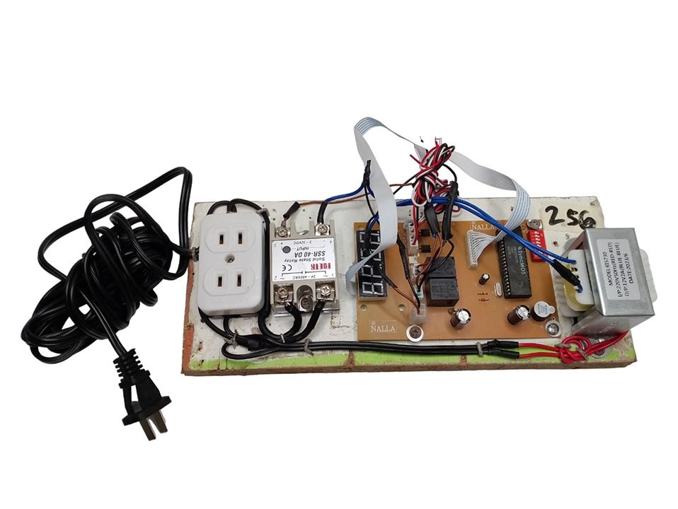 CARWASH VENDO TIMER + 40A SSR RELAY KIT with PLYBOARD 1/2inc (LxWxH ...