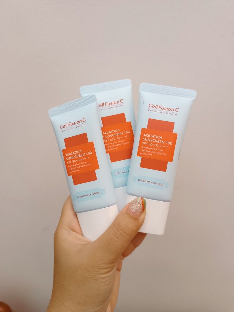 Cell Fusion C Aquatica Sunscreen 100 SPF50+/PA++++ 35ml, Beauty ...