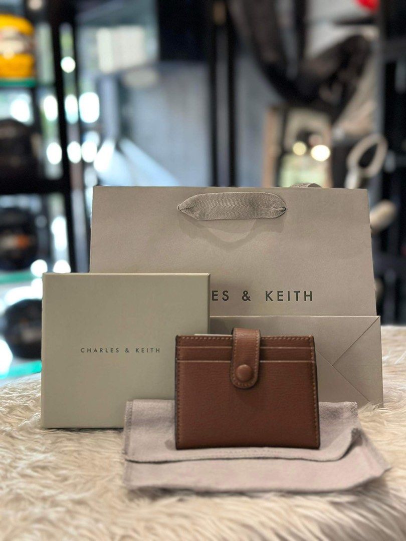 Charles & Keith Card Holder, Luxury, Bags & Wallets on Carousell