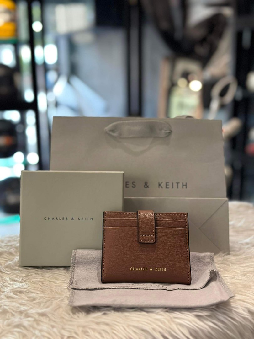 Charles & Keith Card Holder, Luxury, Bags & Wallets on Carousell