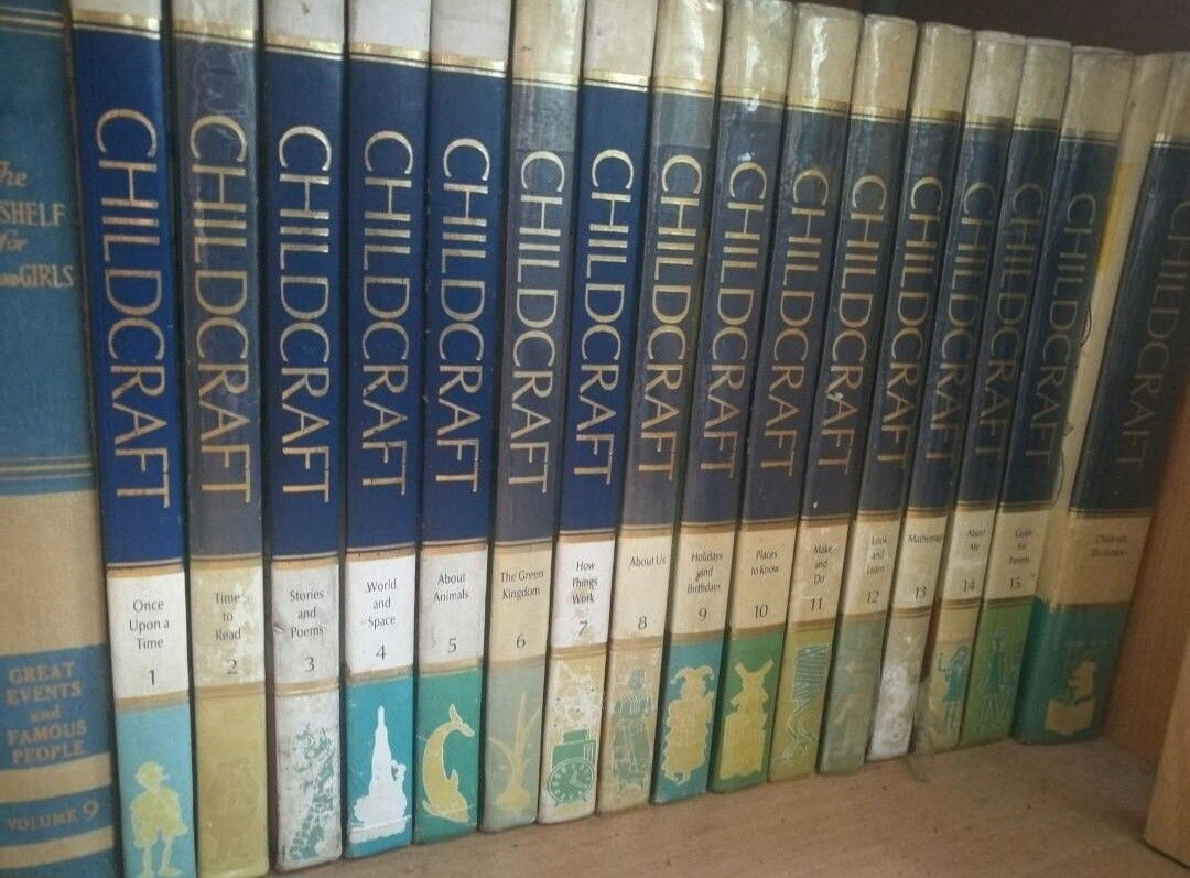 Childcraft encyclopedia complete set children books stories nonfiction ...