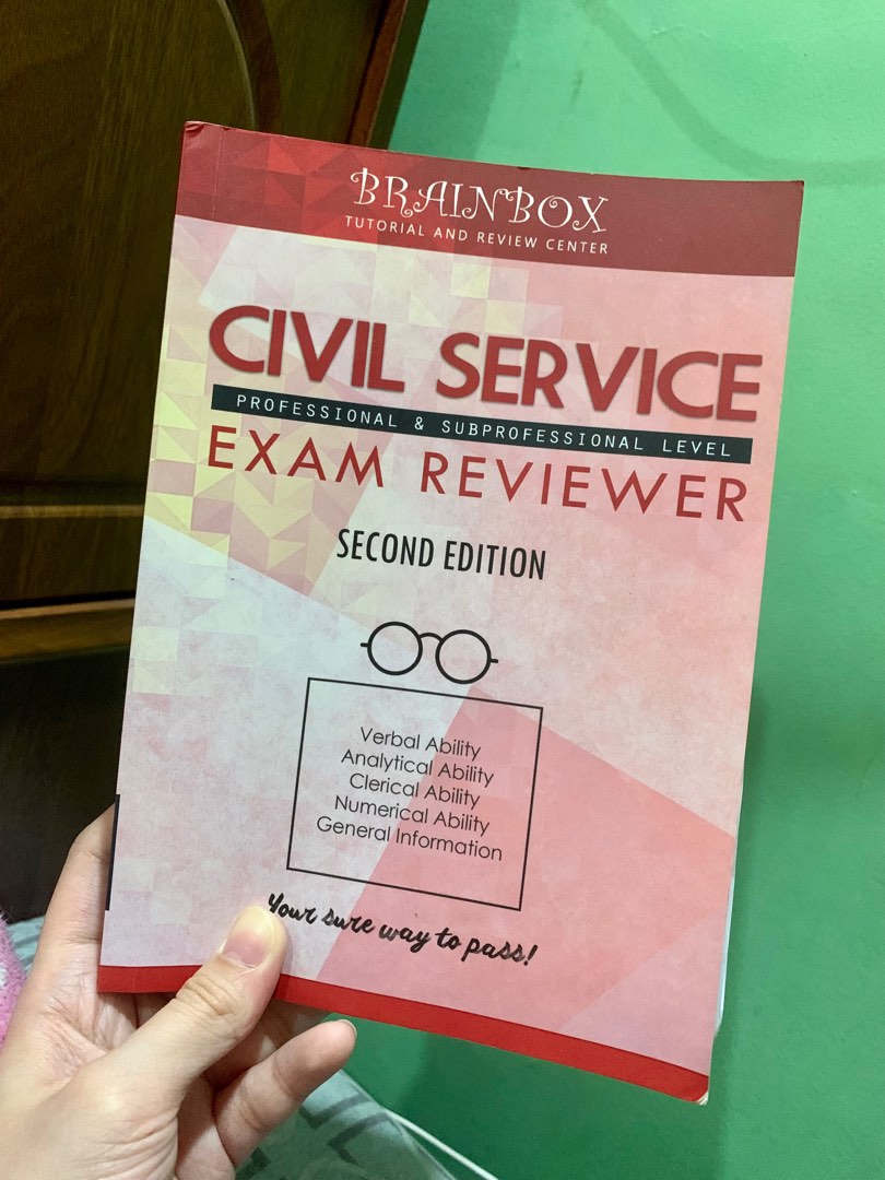 Civil Service Exam Reviewer, Hobbies & Toys, Books & Magazines ...