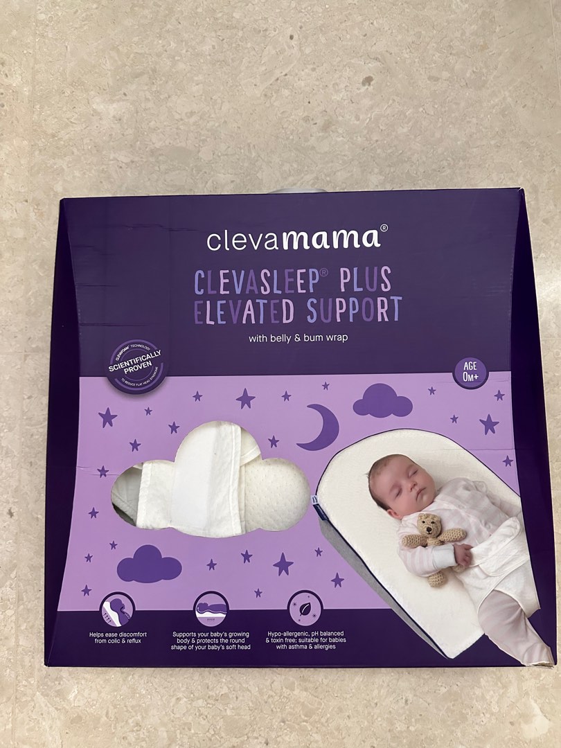Clevamama Clevasleep Plus Elevated Support, Babies & Kids, Baby Nursery ...