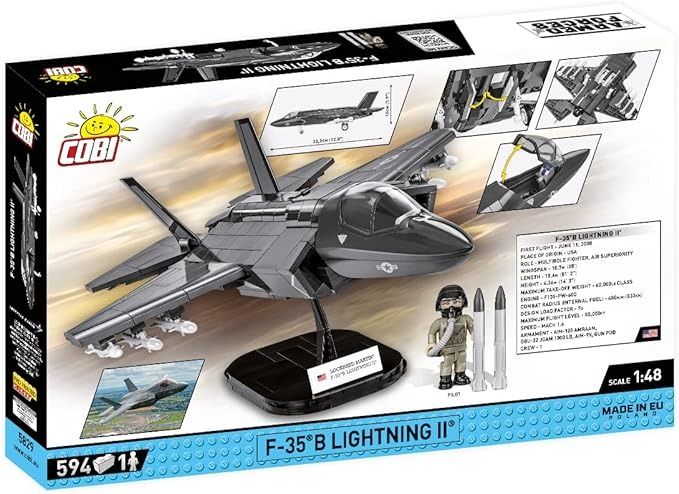 [COBI] F35, Top Gun Mustang, Tiger Tank, Konigtiger, Apache, BF 110D ...