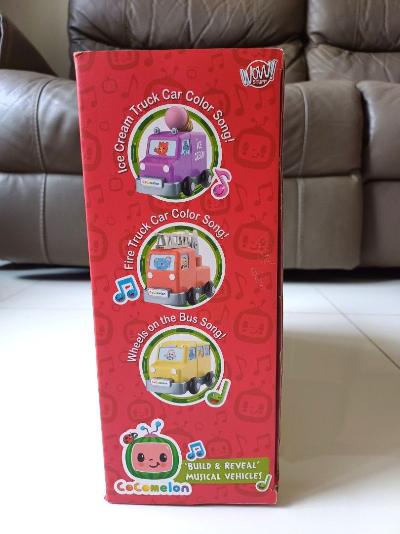 Cocomelon Build & Reveal Musical Vehicles, Babies & Kids, Infant ...