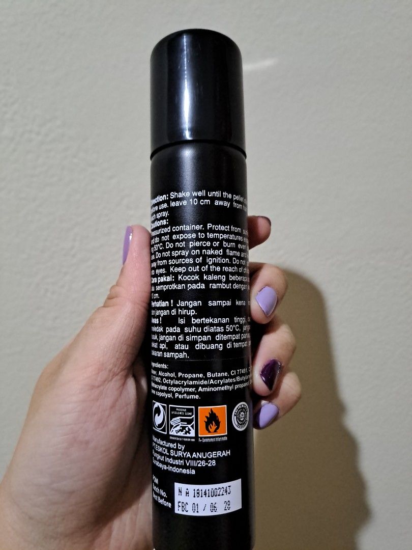 Color Hairspray Brown Saga, Kesehatan & Kecantikan, Perawatan Rambut di ...