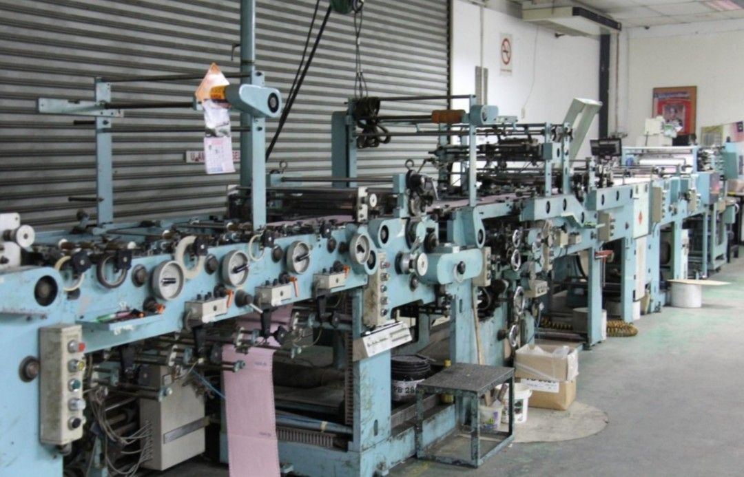 Continous barcode printing machine set, Computers & Tech, Office ...