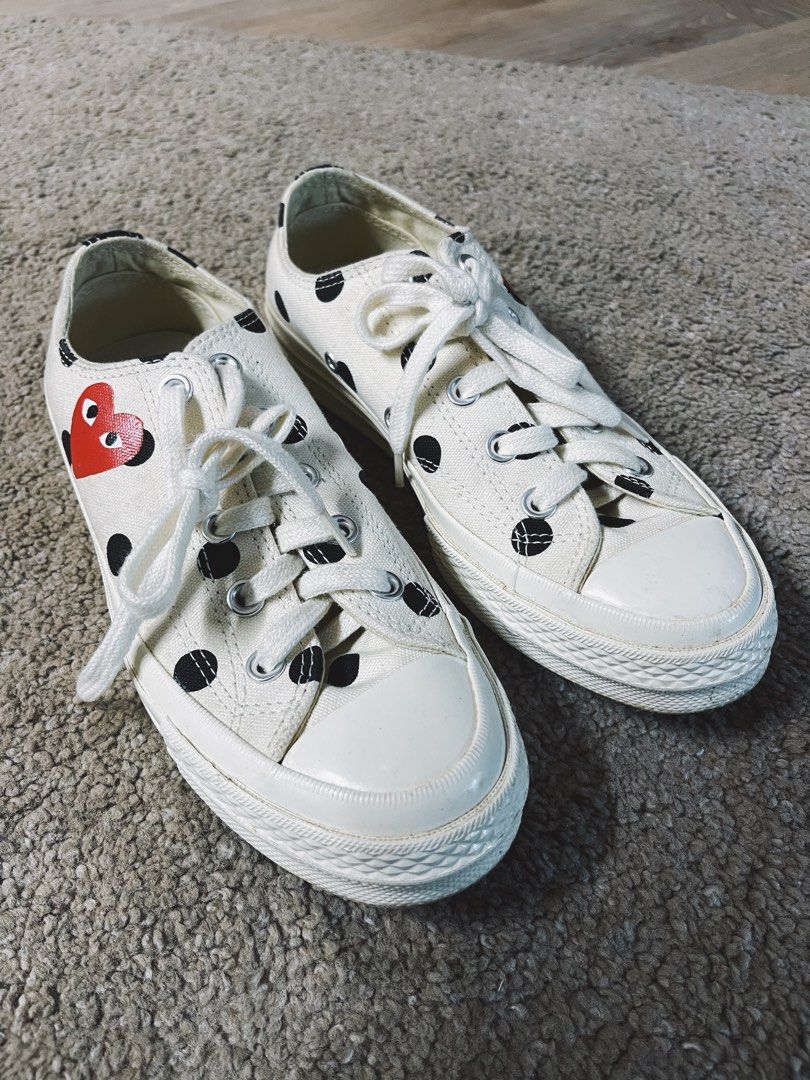 Converse CDG, Women's Fashion, Footwear, Sneakers on Carousell