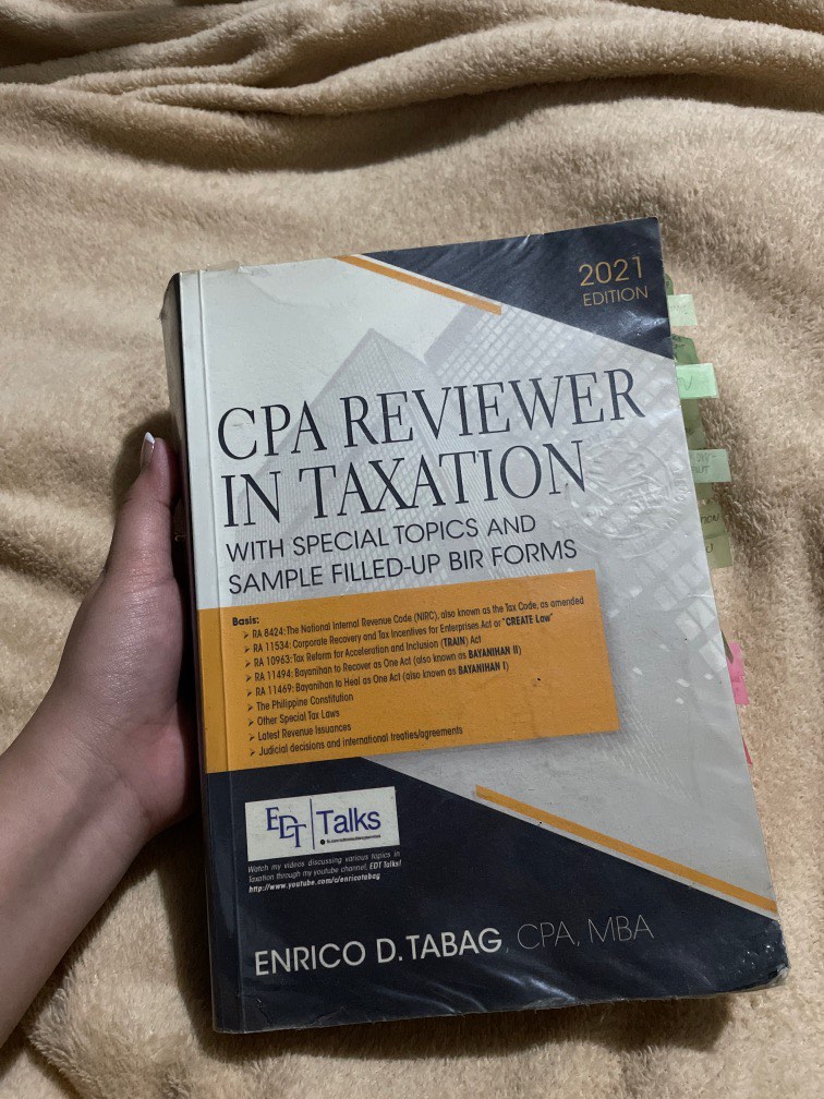 CPA REVIEWER IN TAXATION BY TABAG, Hobbies & Toys, Books & Magazines ...