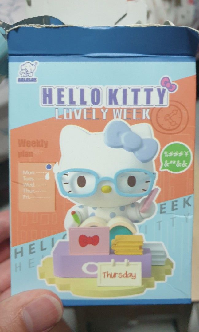 CPCM Hello Kitty Sanrio Lovely Week Tuesday Figurine, Hobbies & Toys ...