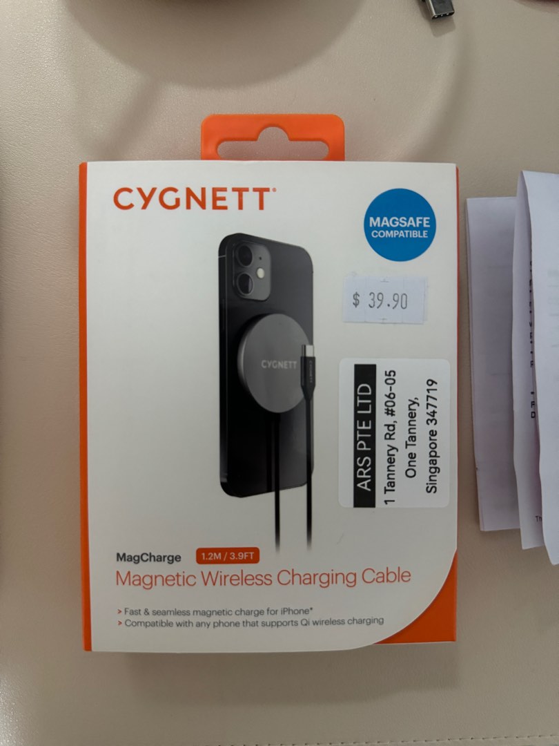Cygnett MagSafe charger 15W Type-C, Mobile Phones & Gadgets, Mobile & Gadget Accessories, Power ...