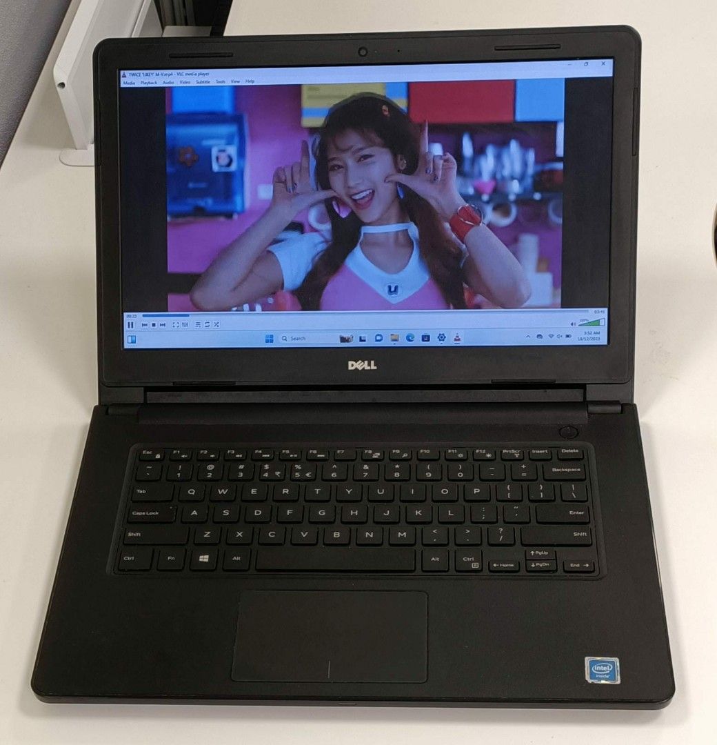 Dell Inspiron 14 Intel Celeron Ram 4GB HDD 500GB Display 14" Windows 11 Pro Battery 5hrs ...