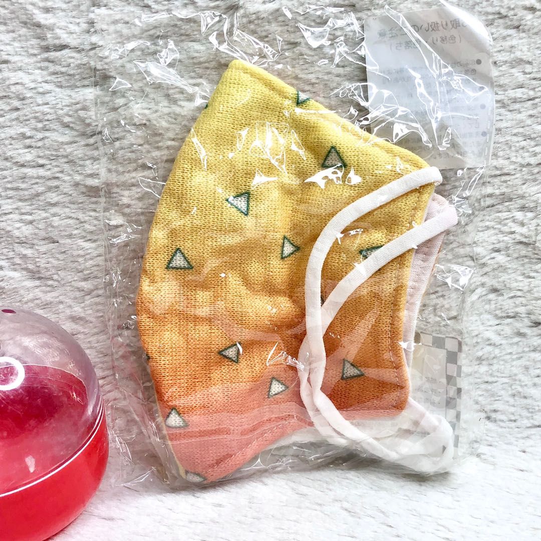 Demon Slayer Kimetsu no Yaiba Zenitsu Face Mask Anime Merch Japan ...