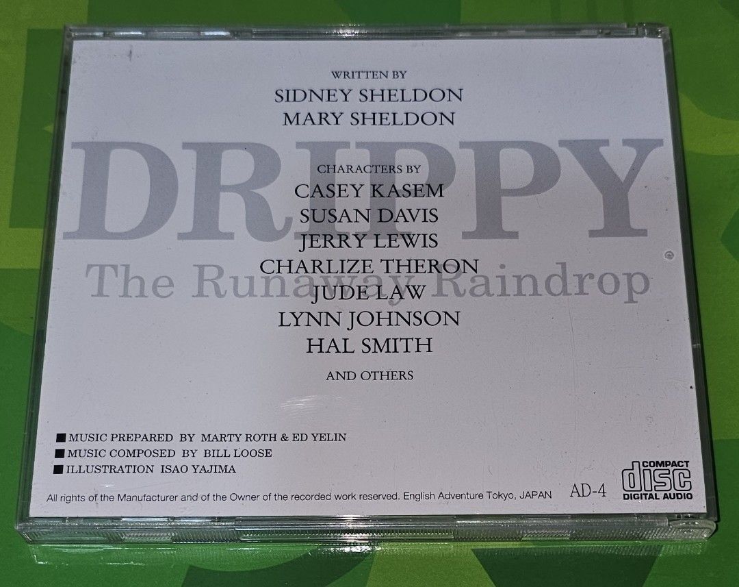 Drippy - The Runaway Raindrop - Sidney Sheldon Mary Sheldon - CD Mint ...