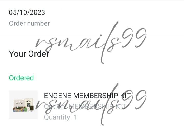 Enhypen Engene Membership Kit PC Tingi, Hobbies & Toys, Memorabilia ...