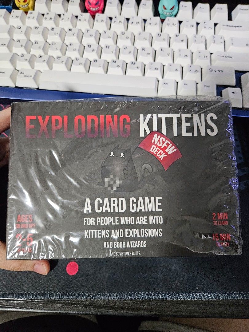 Exploding Kitten NSFW Deck, Hobbies & Toys, Toys & Games on Carousell