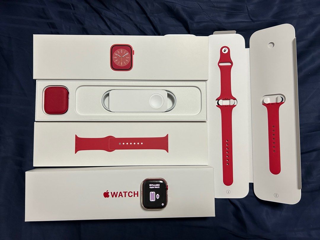 Fast Deal $450. Apple Watch Series 8 Red 45mm GPS only, Mobile Phones ...