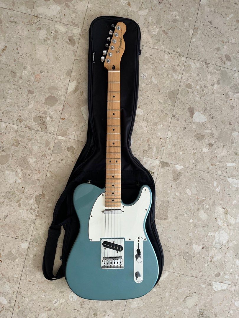 Fender Player Series Telecaster (MIM / Tidepool), Hobbies & Toys, Music ...