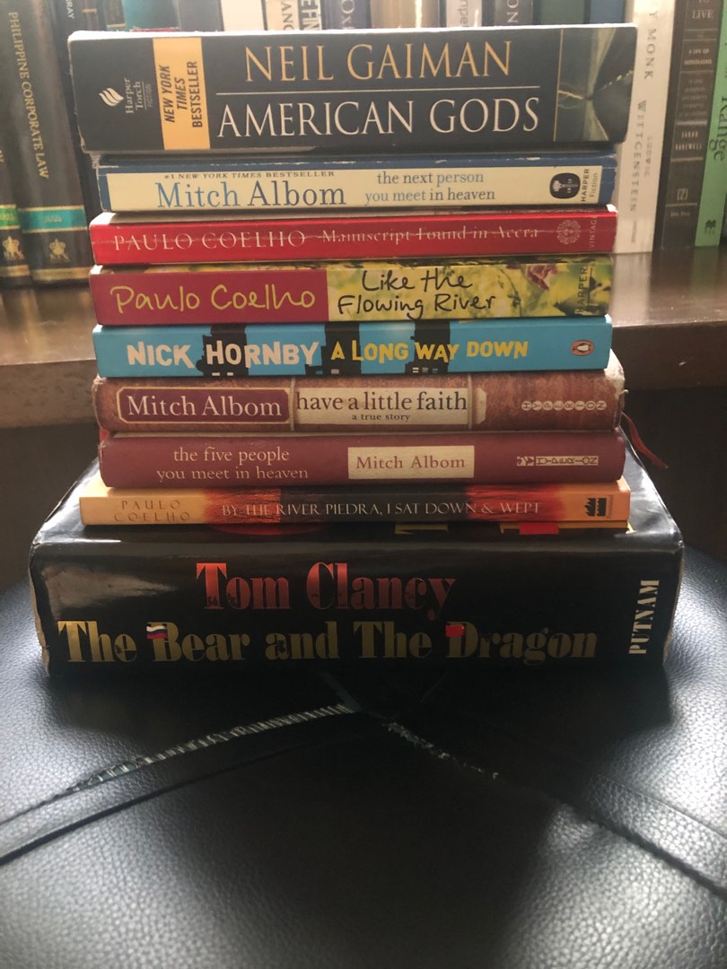 Fiction Book Pile (5), Hobbies & Toys, Books & Magazines, Fiction & Non ...