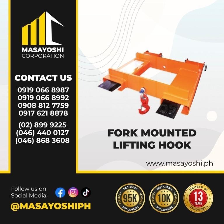 Fork Mounted Lifting Hook | Lifter | Lifting | Lifting Equipment | Lifting Hook, Commercial ...