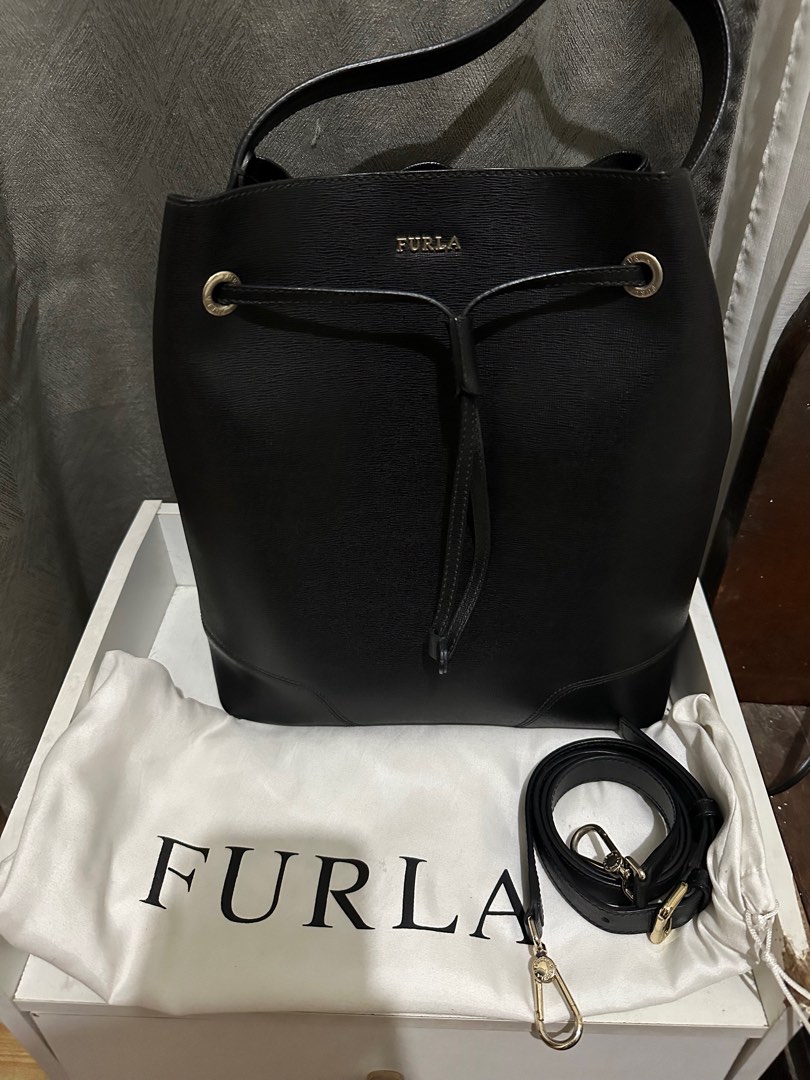 Furla 2 way Bucket Bag, Luxury, Bags & Wallets on Carousell