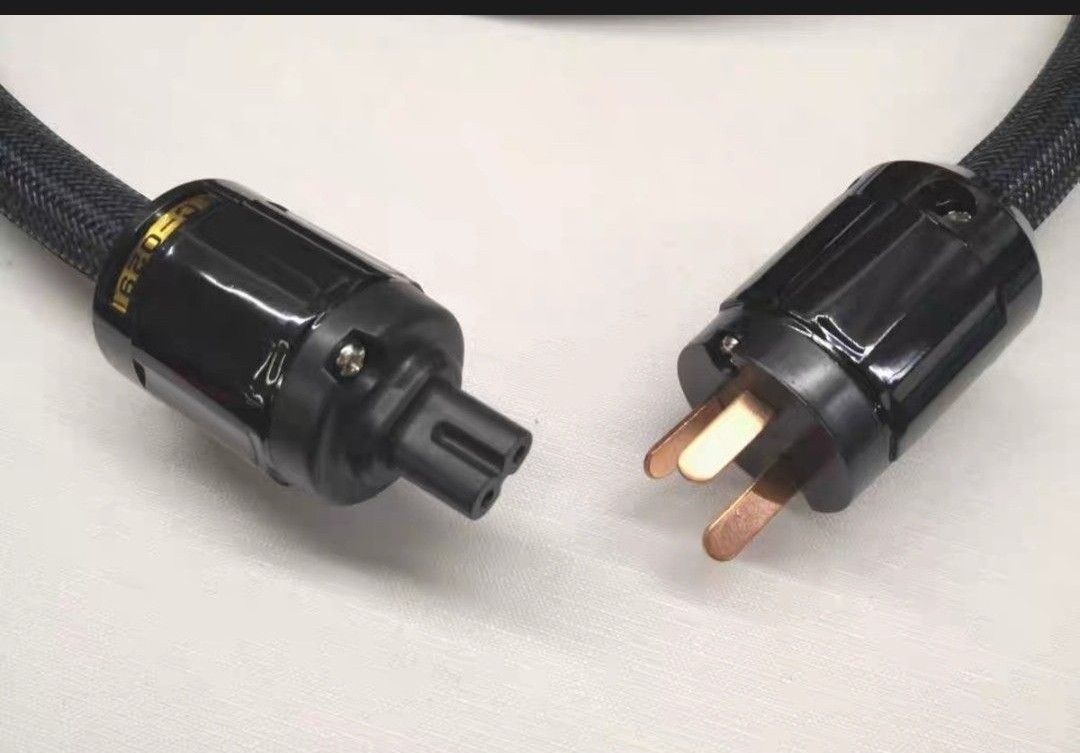 Furukawa Figure 8 Connector, 5N 99.999% OFC Copper Power Cord Cable ...