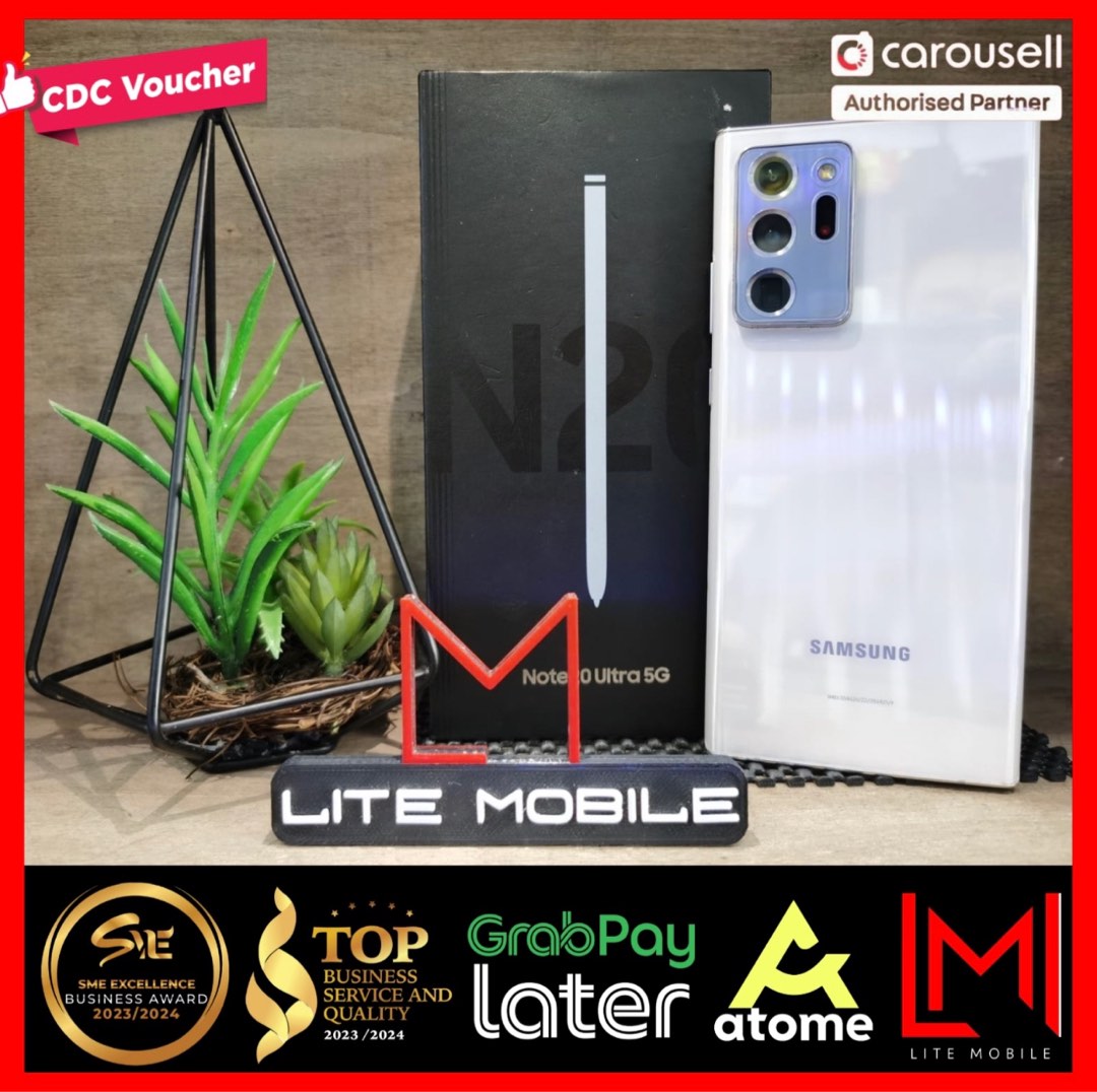 Galaxy Note 20 Ultra 5G Mystic White 256GB, Mobile Phones & Gadgets ...