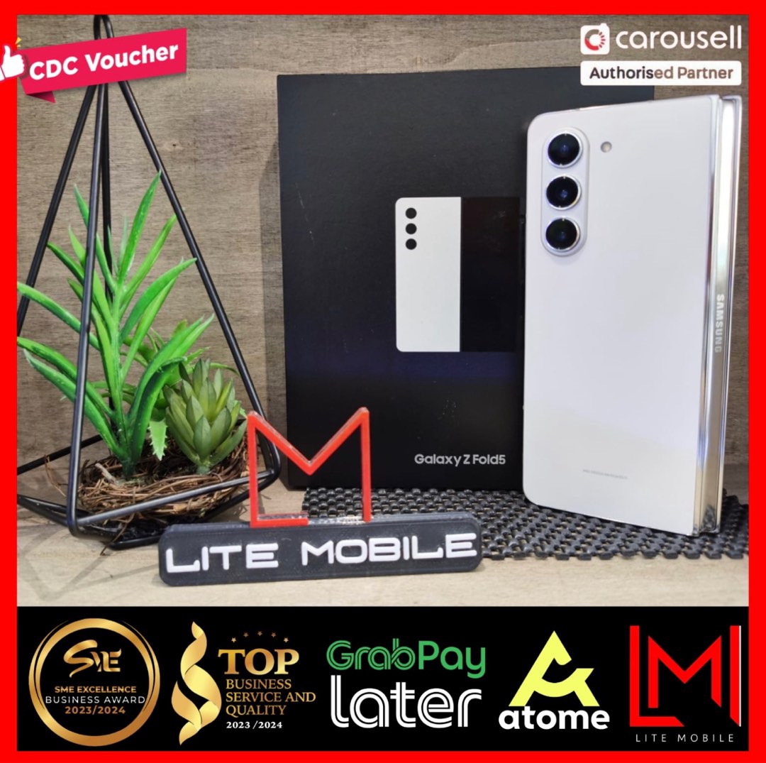Galaxy Z Fold 5 Cream 256GB, Mobile Phones & Gadgets, Mobile Phones ...