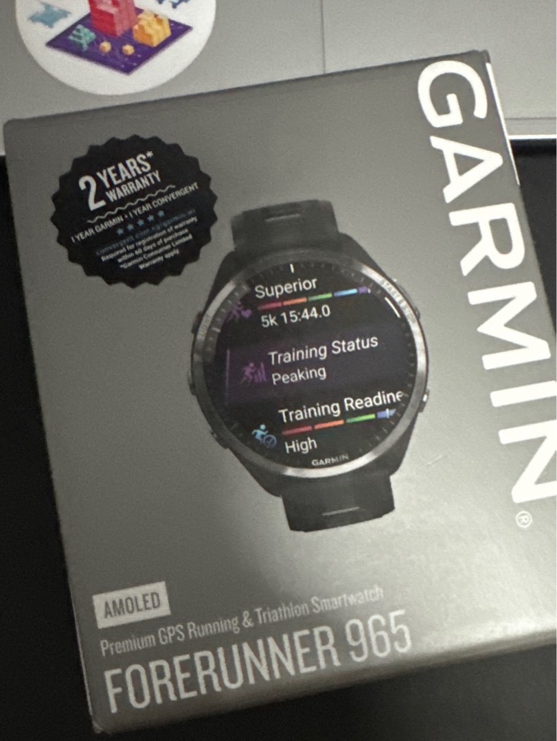 Garmin Forerunner 965 (Black), Mobile Phones & Gadgets, Wearables ...