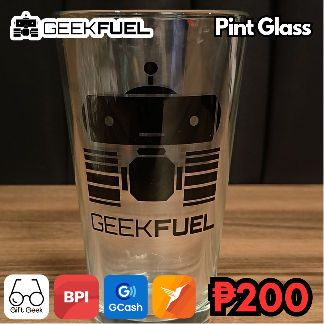 Geek Fuel Exclusive Pint Glass, Furniture & Home Living, Kitchenware ...