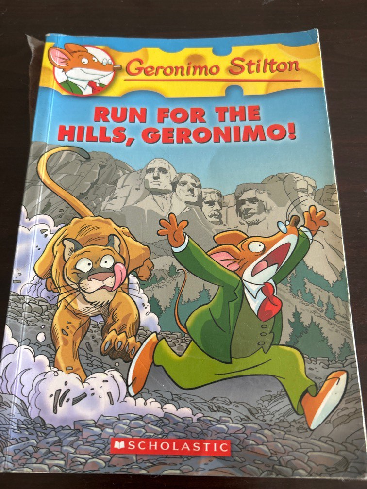 Geronimo Stilton Book - Run for the hills, Geronimo!, Hobbies & Toys ...
