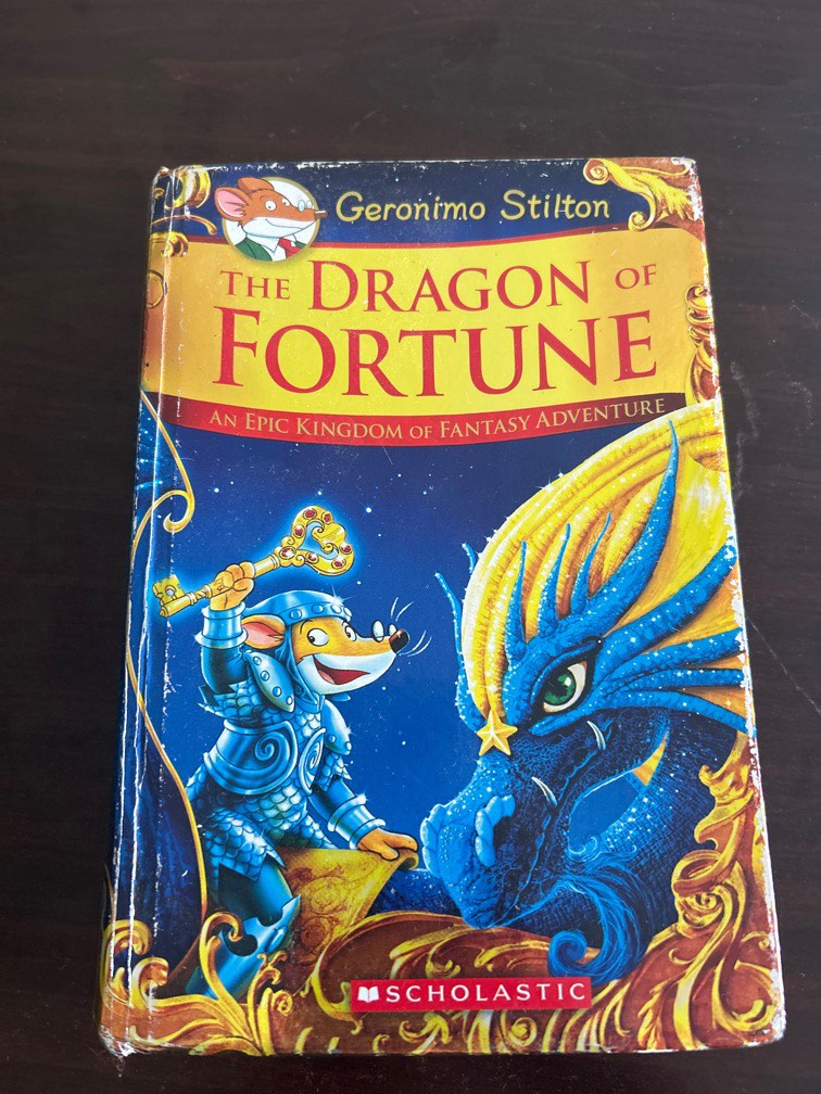 Geronimo Stilton Book - The Dragon of Fortune, Hobbies & Toys, Books ...