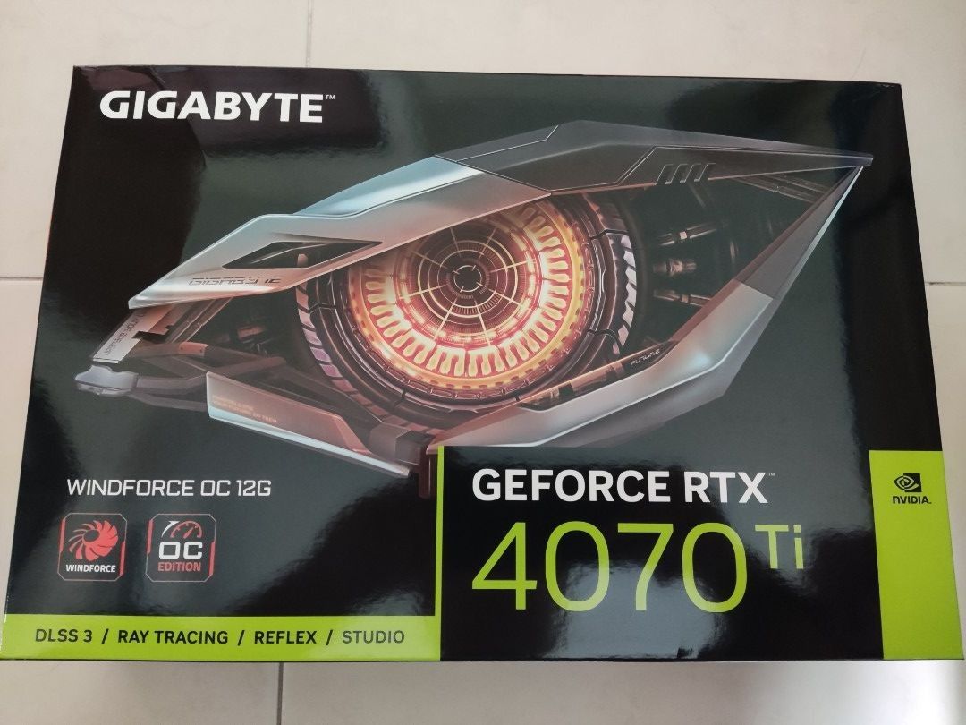 Gigabyte RTX 4070 ti Windforce OC rtx 4070ti, Computers & Tech, Parts ...