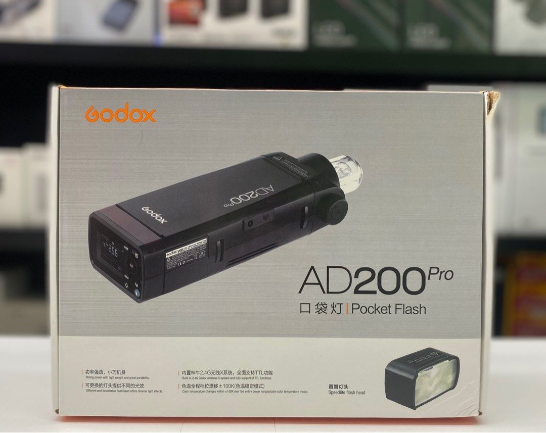 Godox AD 200 Pro, Photography, Photography Accessories, Lighting ...