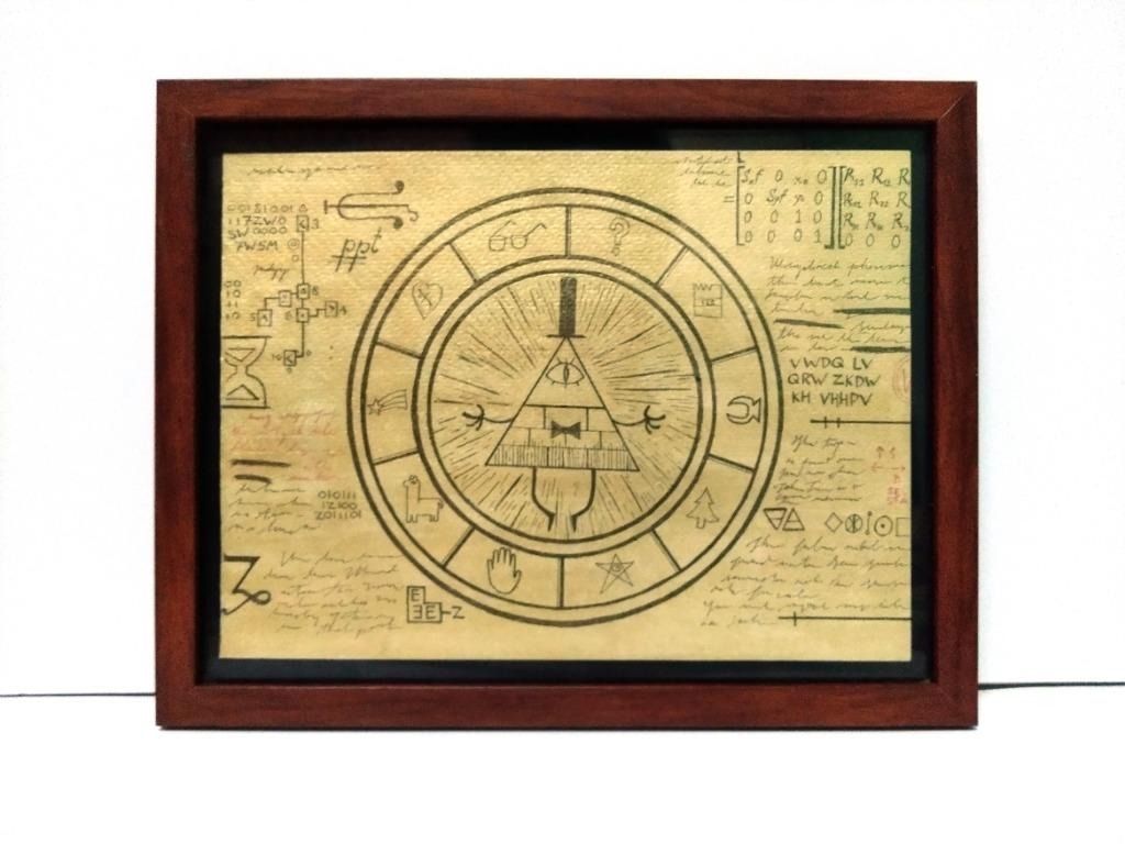 Gravity Falls Bill Cipher Wheel, Hobbies & Toys, Stationary & Craft ...