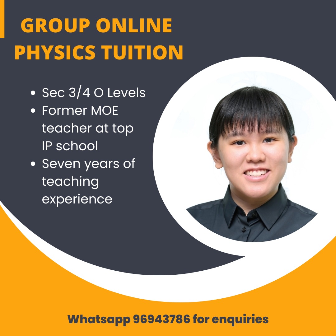 Group Online O Levels Physics Tuition, Learning & Enrichment ...