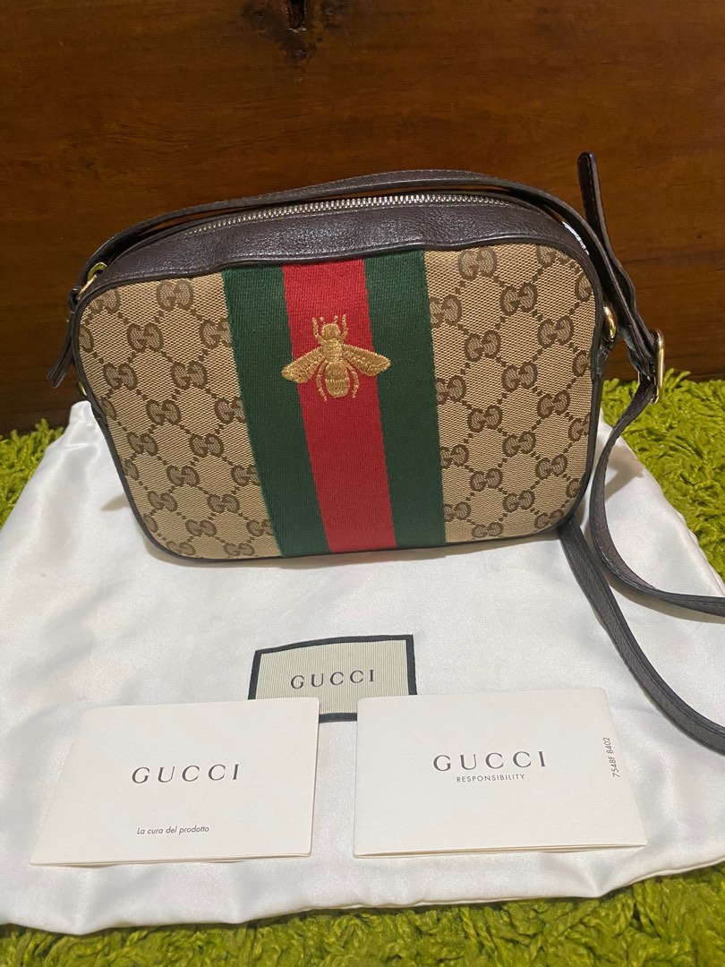 Gucci Bee cheryline sling bag, Luxury, Bags & Wallets on Carousell