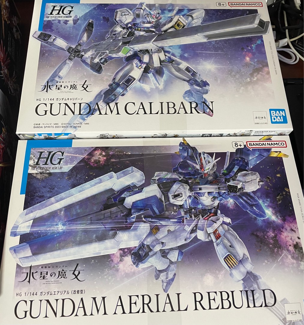 Gundam Aerial Rebuild and Calibarn Set, Hobbies & Toys, Toys & Games on ...