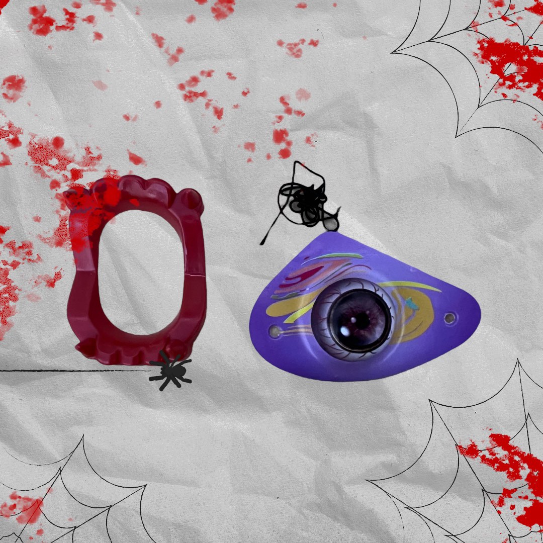 Halloween Dracula Pangil with Eyes, Hobbies & Toys, Stationary & Craft ...