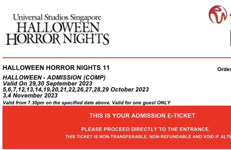 halloween horror nights 2023 tickets, Tickets & Vouchers, Event Tickets ...