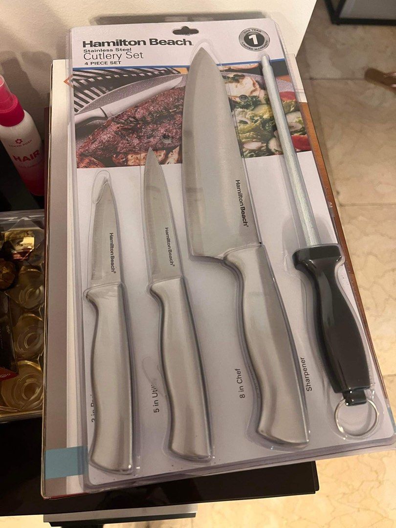 Hamilton Beach Stainless Steel 4-pc set, Furniture & Home Living ...