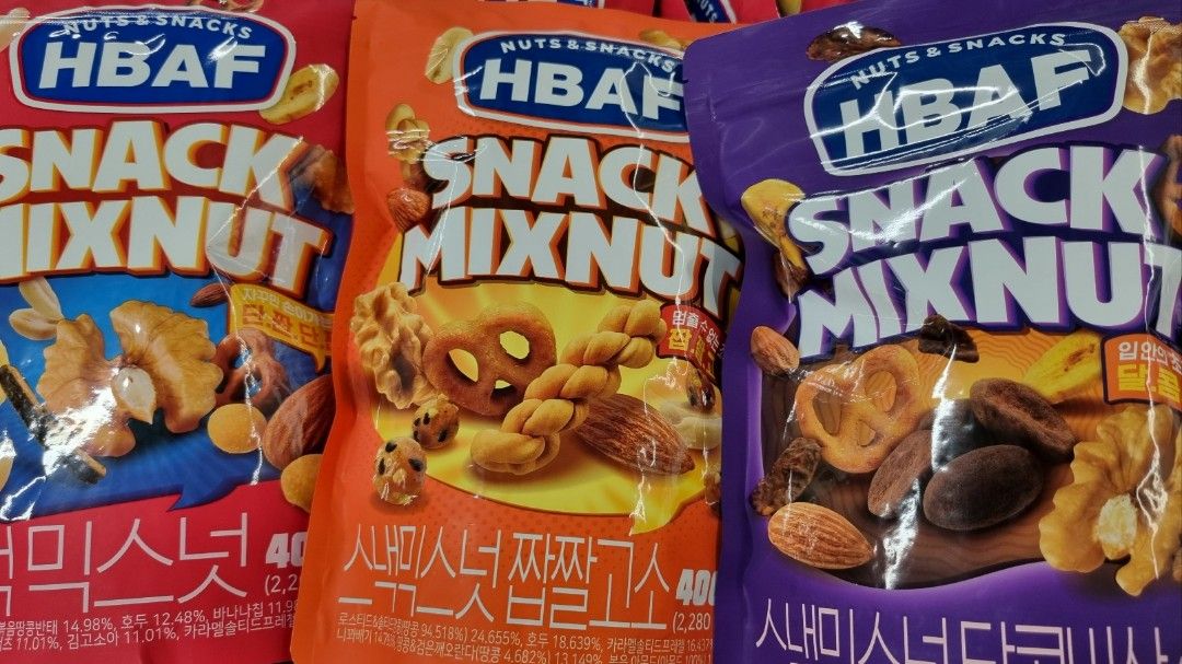 Hbaf Snack Mixnut 400g, Food & Drinks, Packaged & Instant Food on Carousell