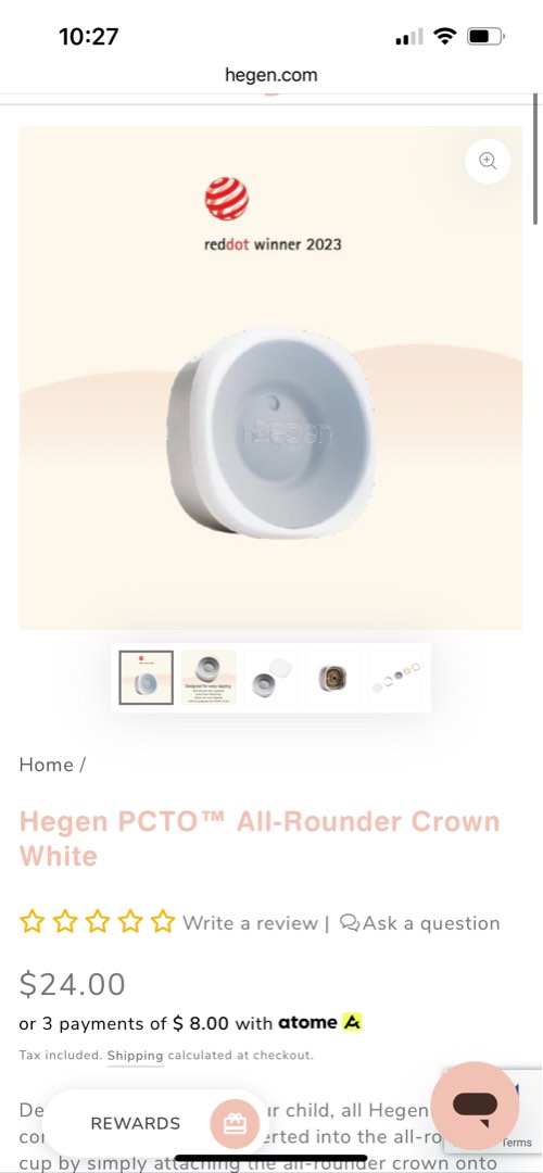 Hegen All-Rounder Crown, Babies & Kids, Nursing & Feeding ...