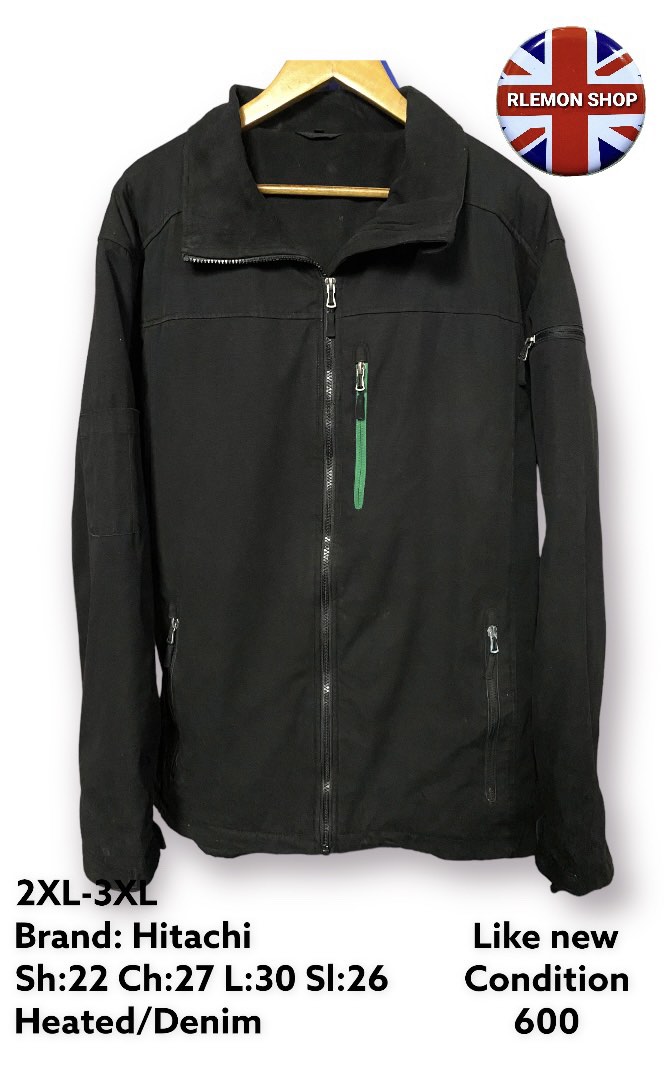 Hitachi Heated Denim Jacket, Men's Fashion, Coats, Jackets and ...