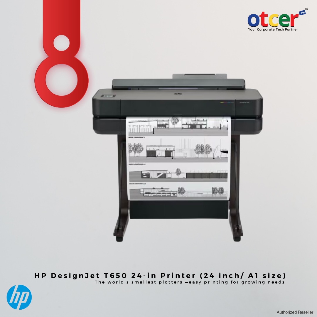 HP DesignJet T650 24-in Printer (24 inch/ A1 size), Computers & Tech ...