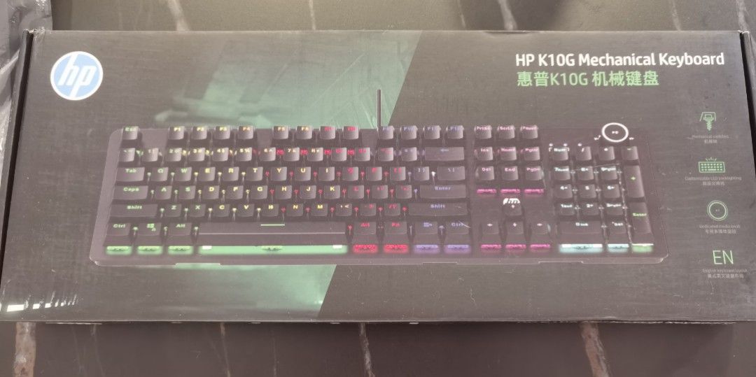 HP K10G Wired Mechanical Keyboard, Computers & Tech, Parts & Accessories, Computer Keyboard on ...