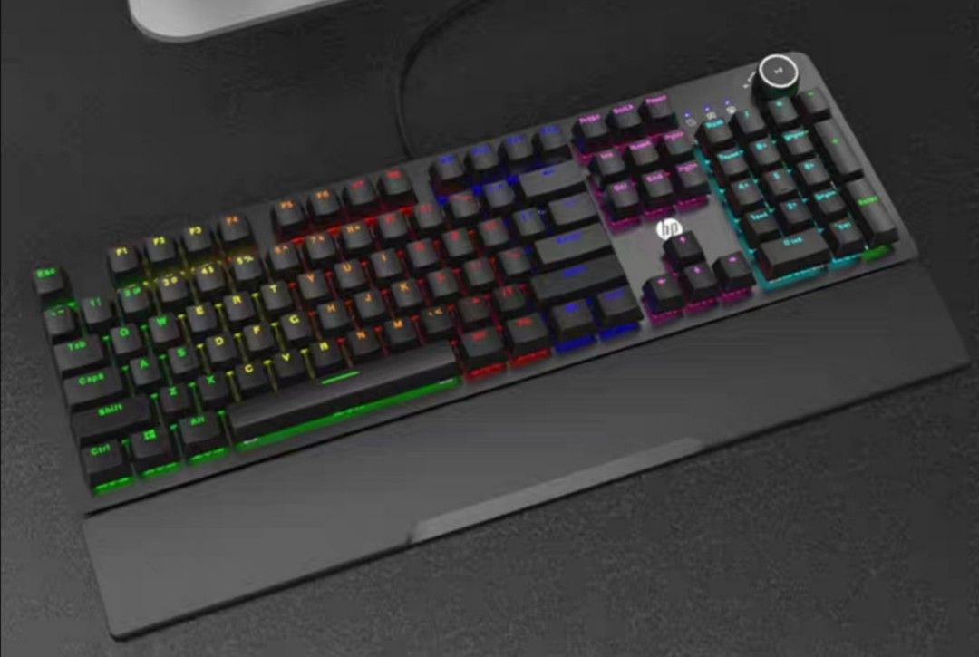 HP K10G Wired Mechanical Keyboard, Computers & Tech, Parts & Accessories, Computer Keyboard on ...