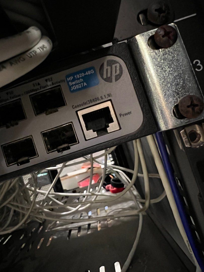HP Network 48 Ports POE Switch JG928A, 電腦＆科技, 商務用科技產品 - Carousell